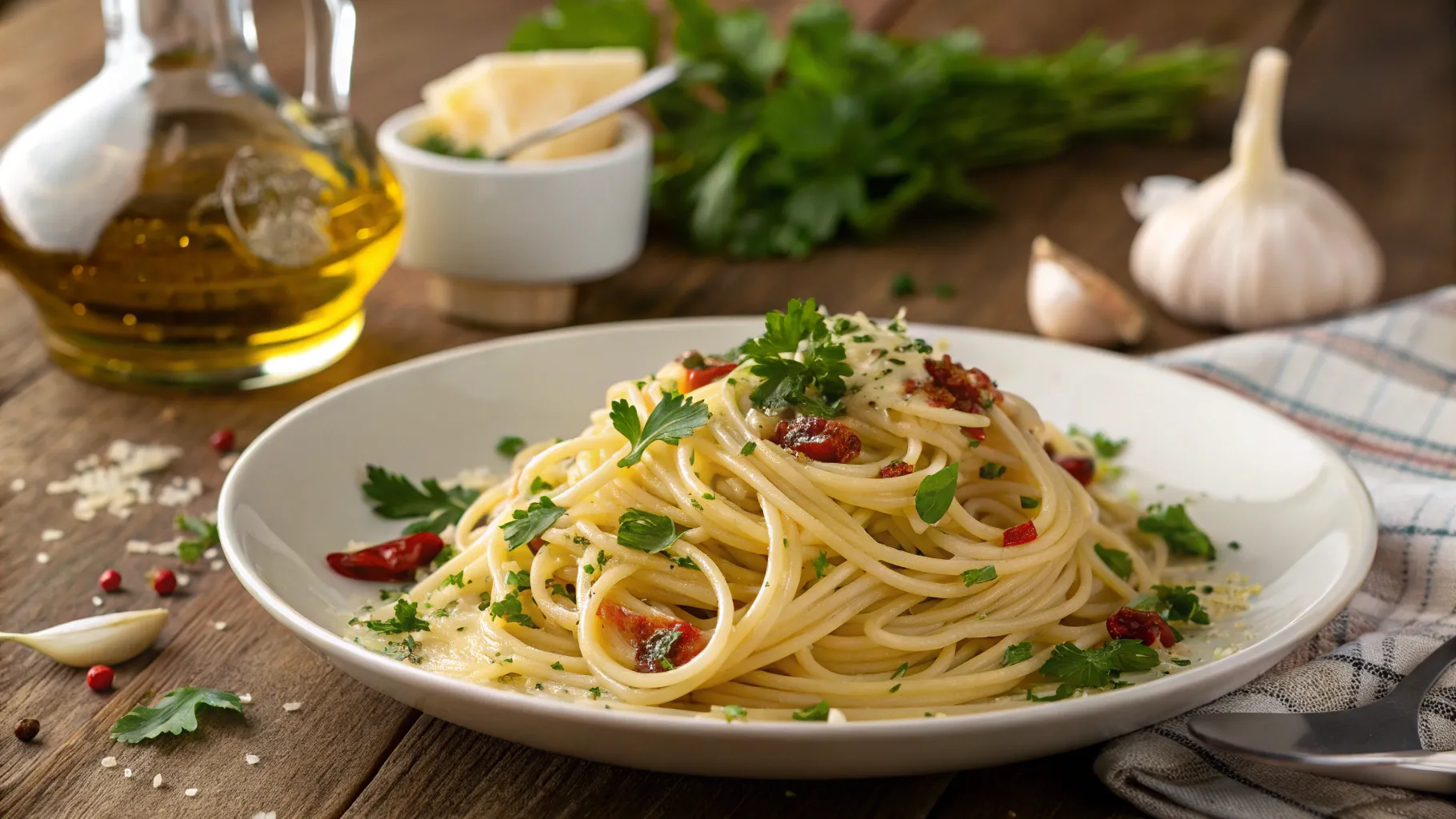 Easy Recipe for Delicious Spaghetti Aglio e Olio at Home