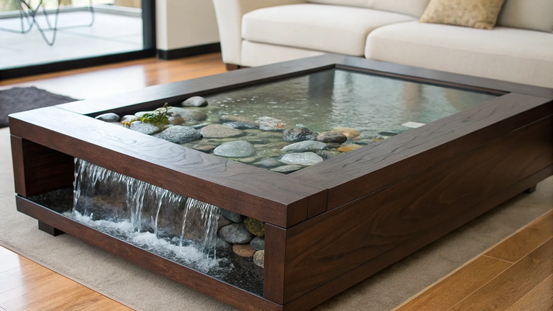 These Coffee Tables Have Real Waterfalls Inside: The Ultimate Living ...