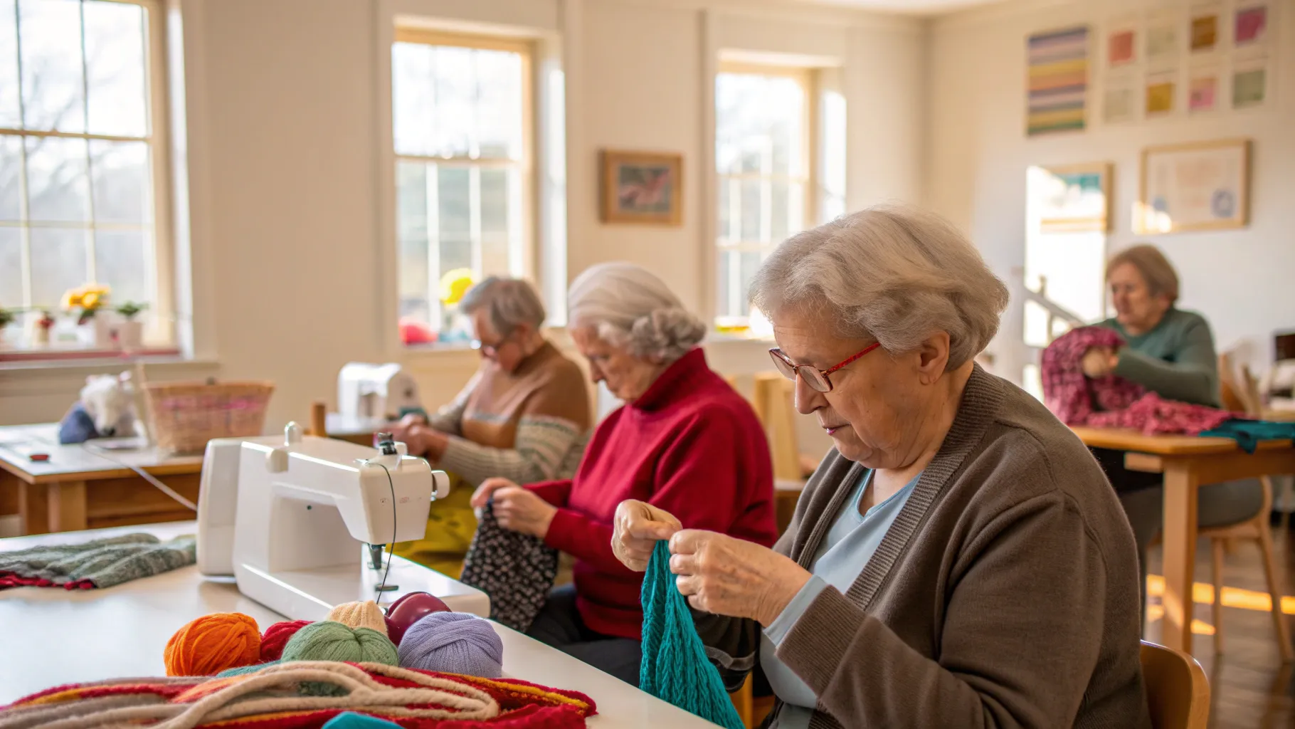 A Guide to Knitting and Sewing Classes for Seniors in Your Area