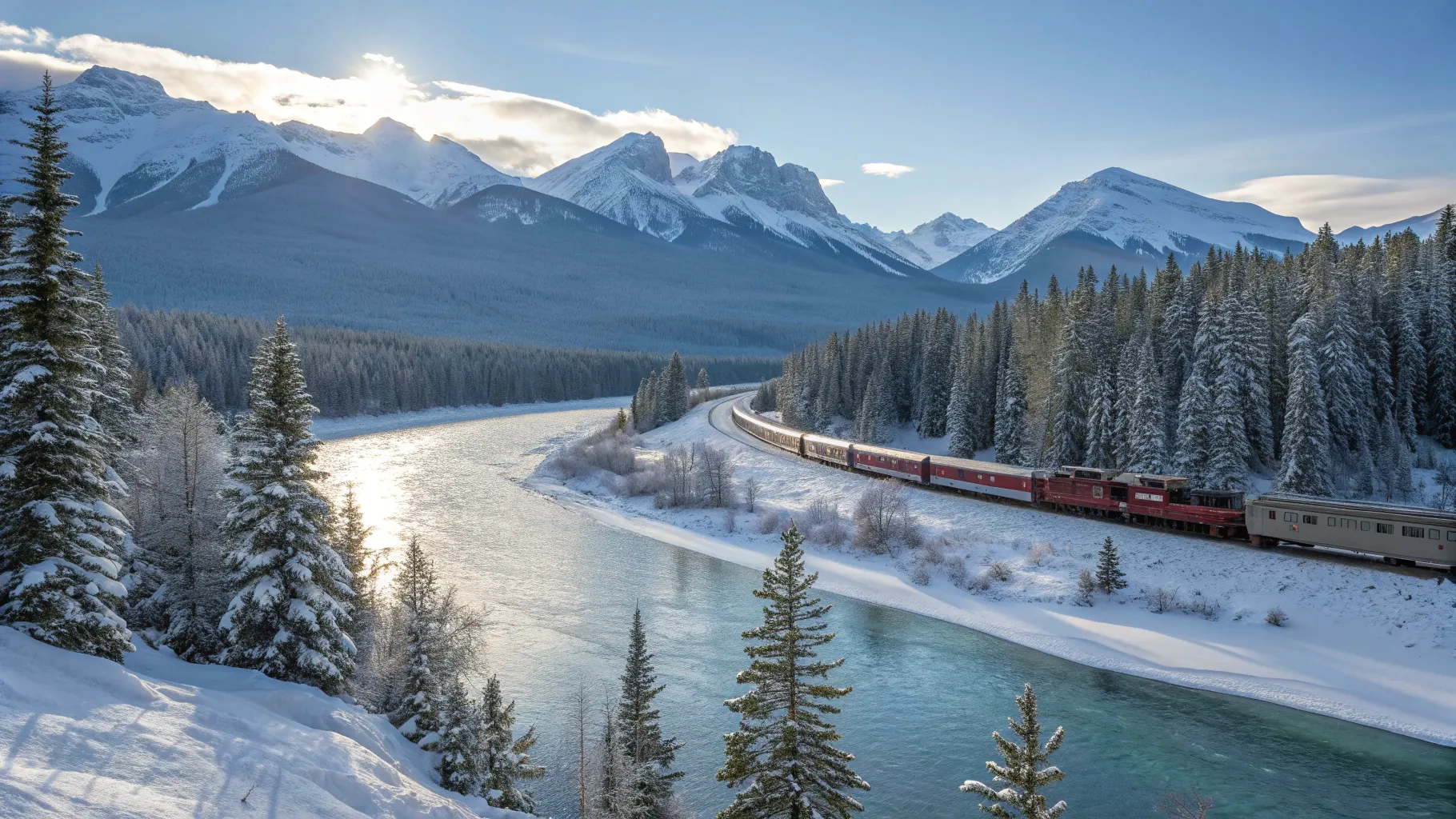 Scenic Winter Train Trips Across the US for Relaxation